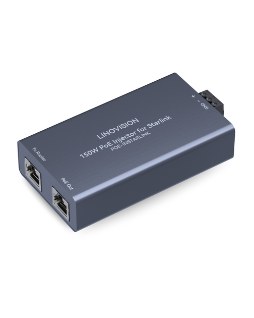 Full Gigabit 150W PoE Injector for Starlink | Hinovision Solutions LLC ...